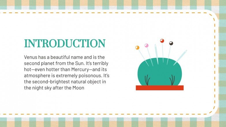 Sewing Machine Workshop | Google Slides & PPT template