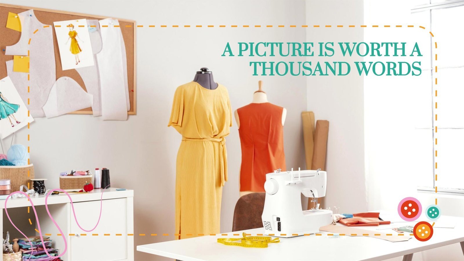 Sewing Machine Workshop | Google Slides & PPT template