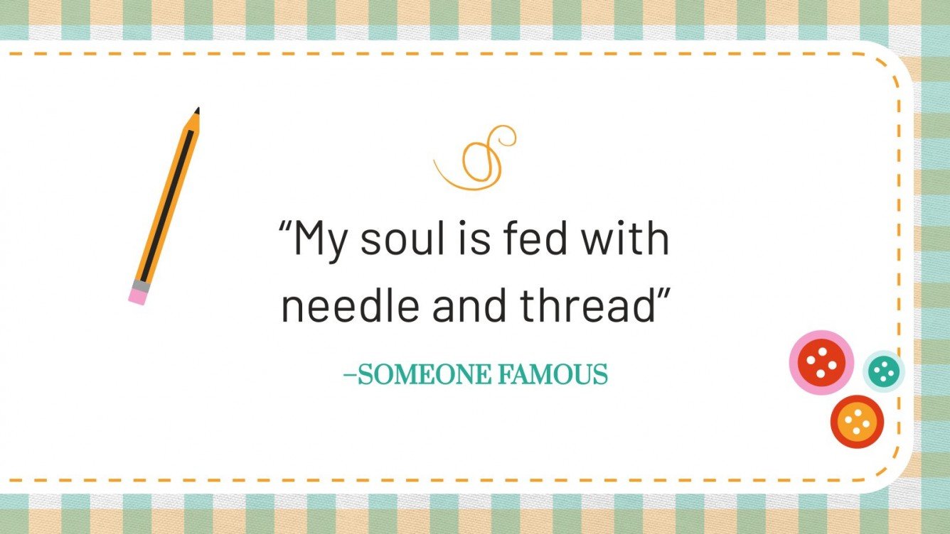 Sewing Machine Workshop | Google Slides & PPT template