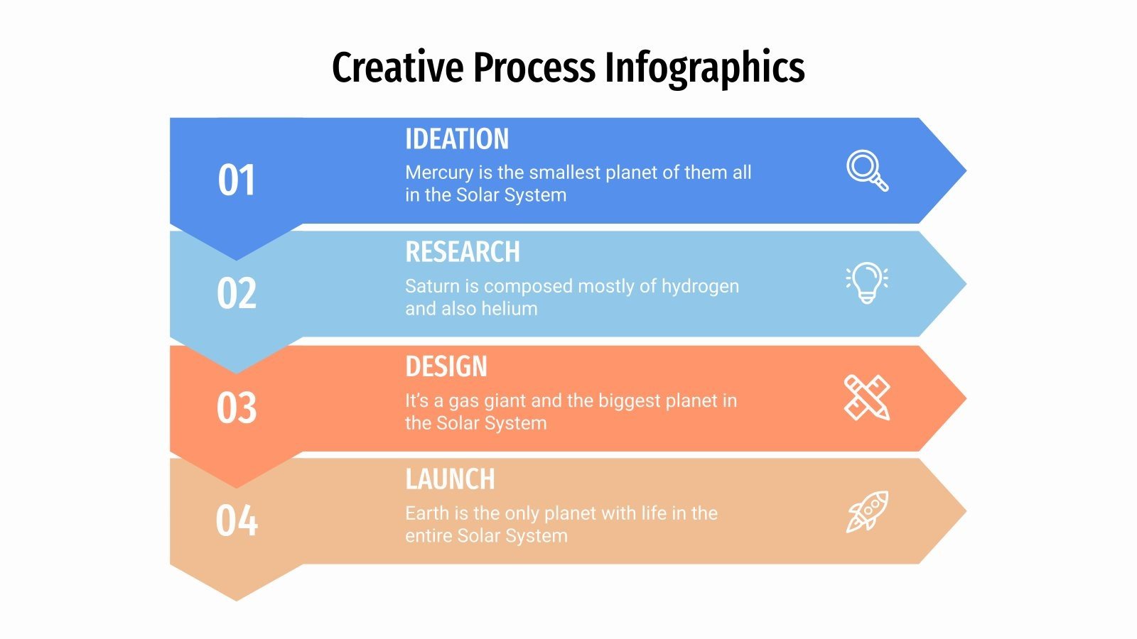 Creative Process Infographics | Google Slides & PPT template