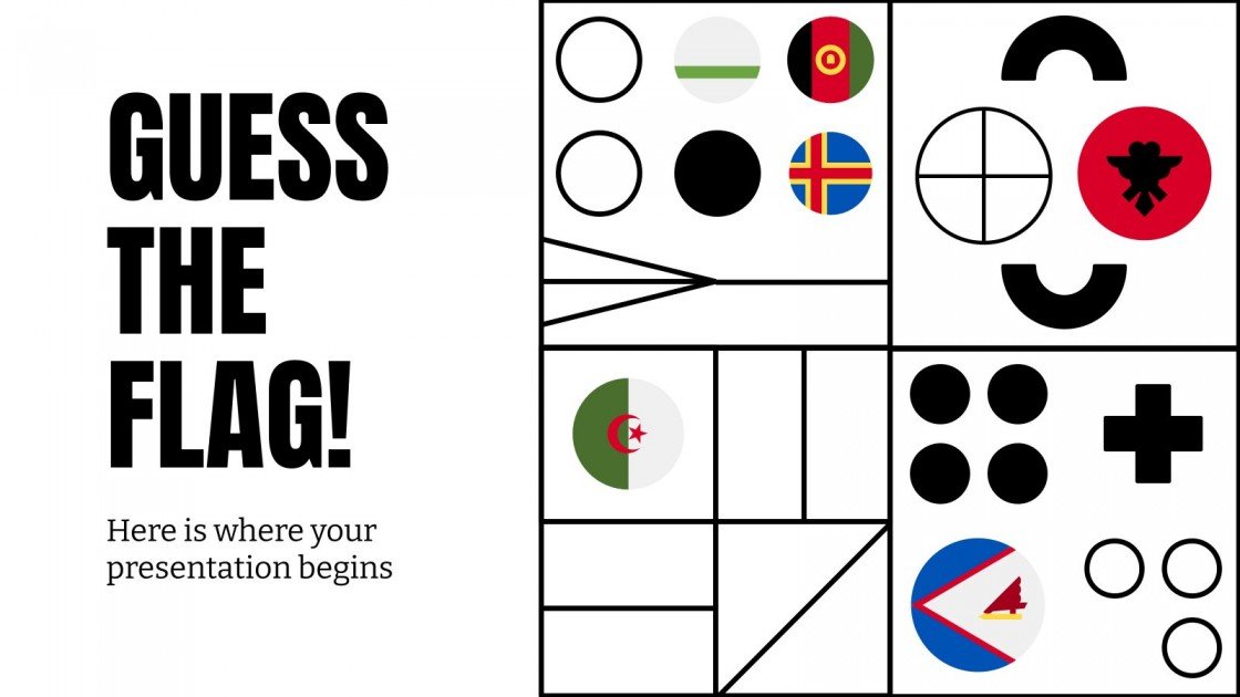 Modèles gratuits de Google Slides et PPT sur les drapeaux