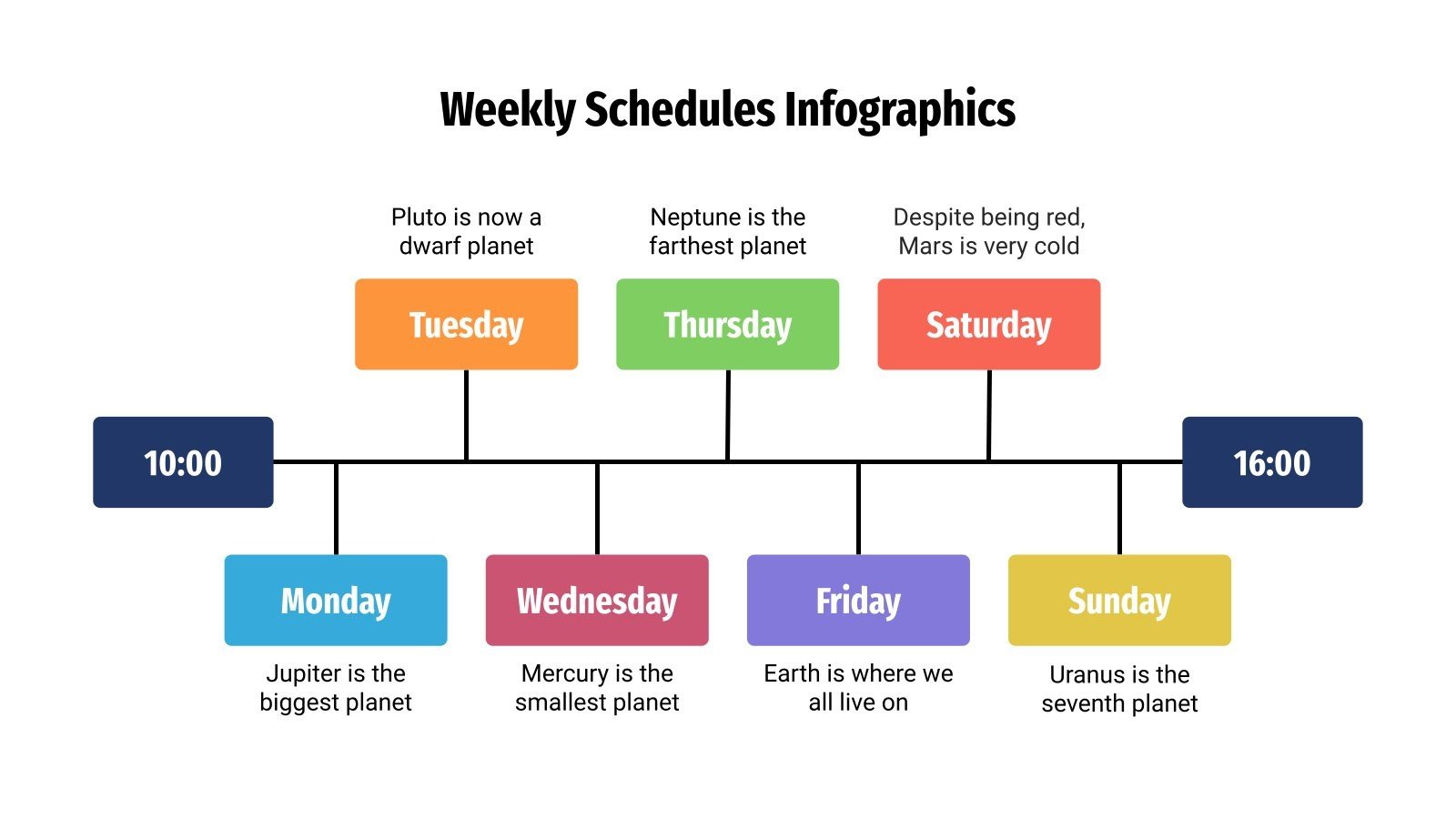 Weekly Schedules Infographics | Google Slides & PowerPoint