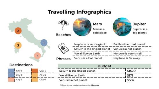 Traveling Infographics Template