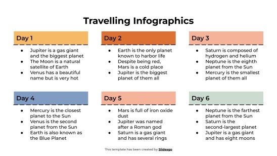 Traveling Infographics Template
