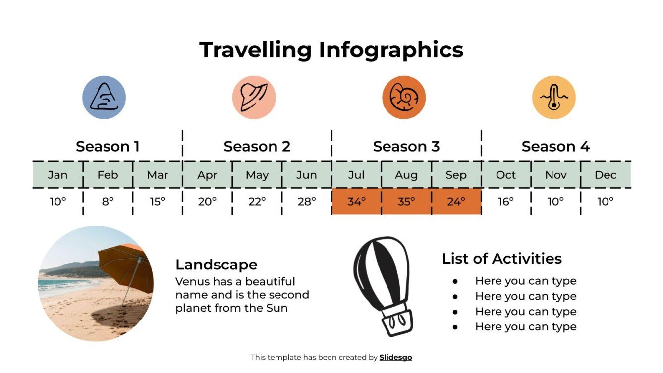 Traveling Infographics Template