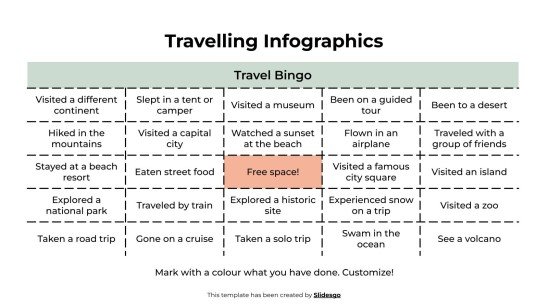 Traveling Infographics Template