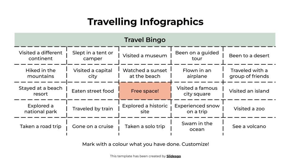 Traveling Infographics Template