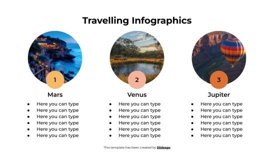 Traveling Infographics Template