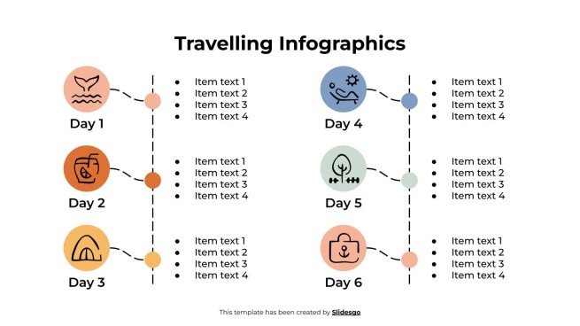 Traveling Infographics Template