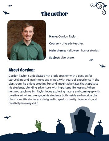 Halloween Horror Story Book Presentation