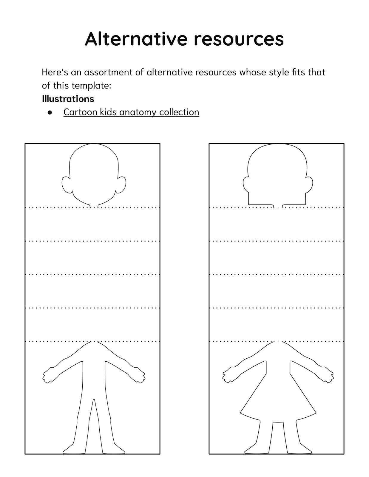 Multicultural People Cut-outs Template