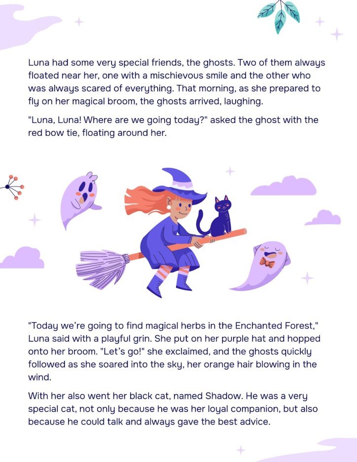 Halloween Fantasy Story Book Presentation