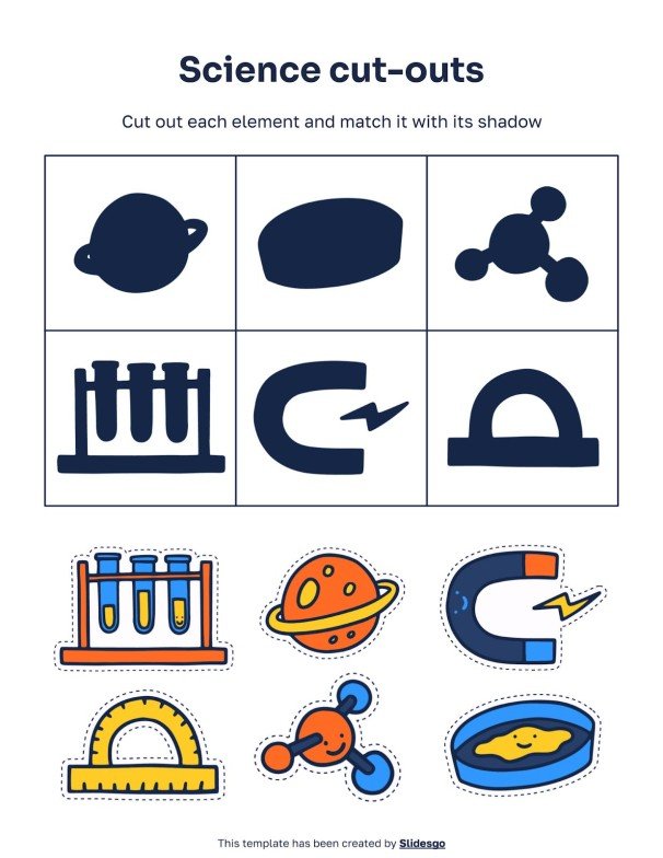 Science Cut-outs Template