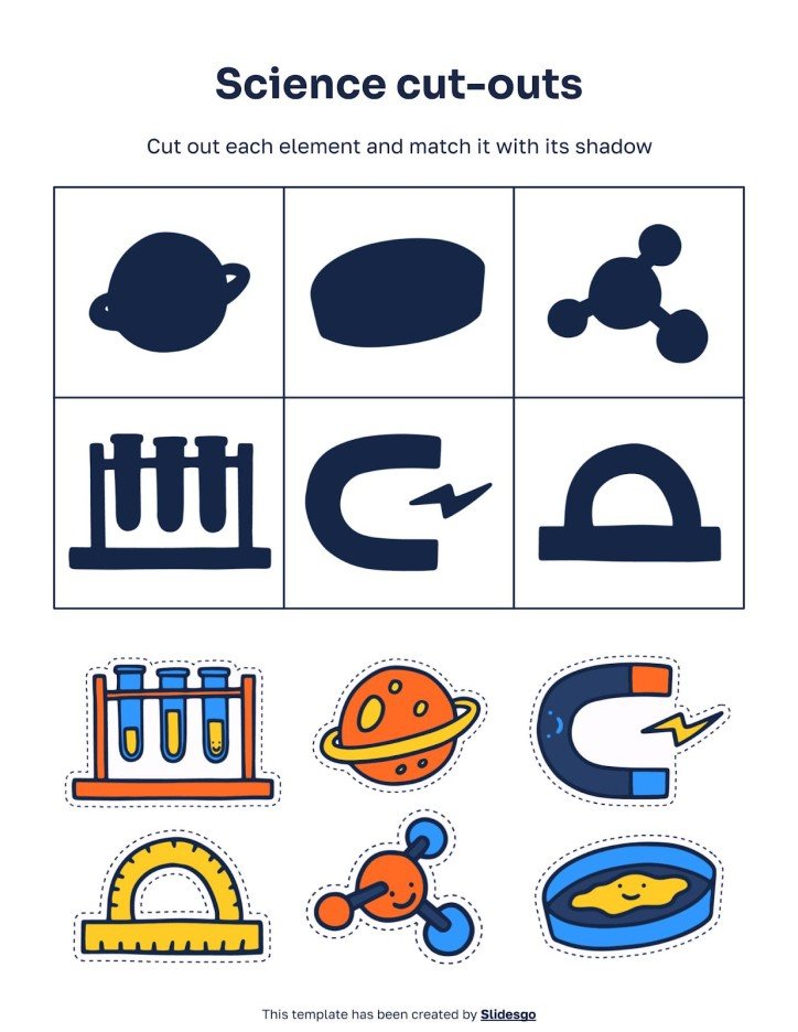 Science Cut-outs Template