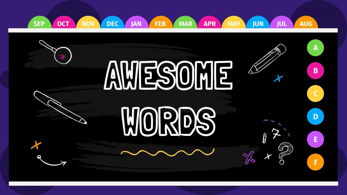 Blackboard Planner Google Slides theme & PowerPoint template