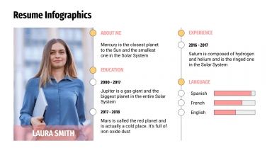 Resume Infographics for Google Slides and PowerPoint