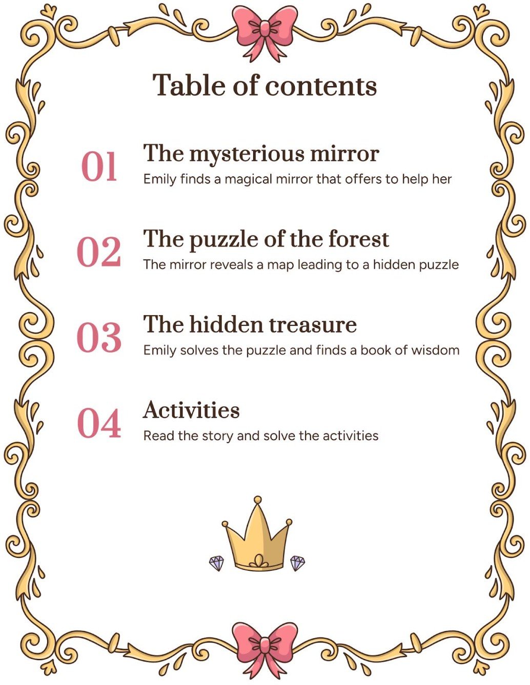 Princess Story Book Presentation