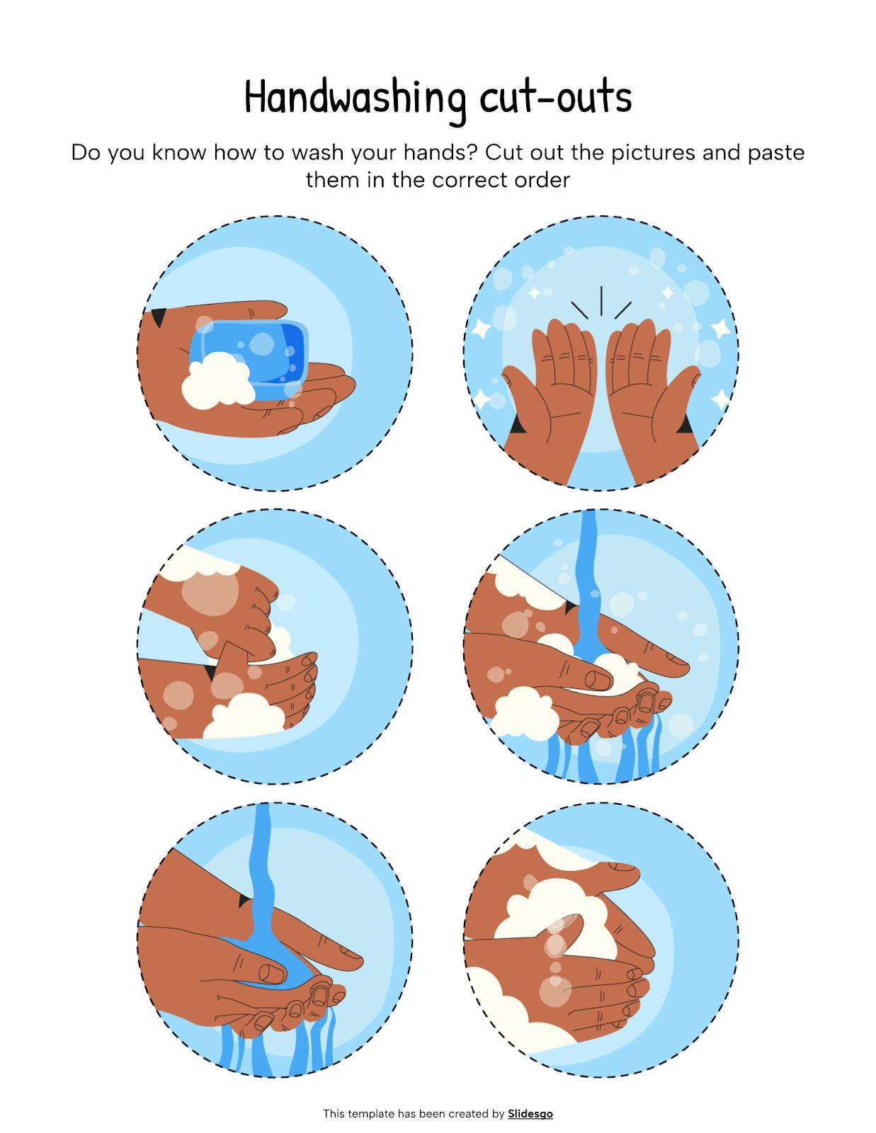 Handwashing Cut-outs Template