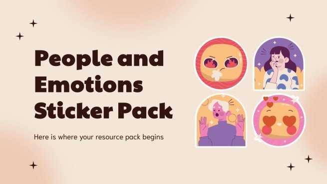 People and Emotions Sticker Pack Template