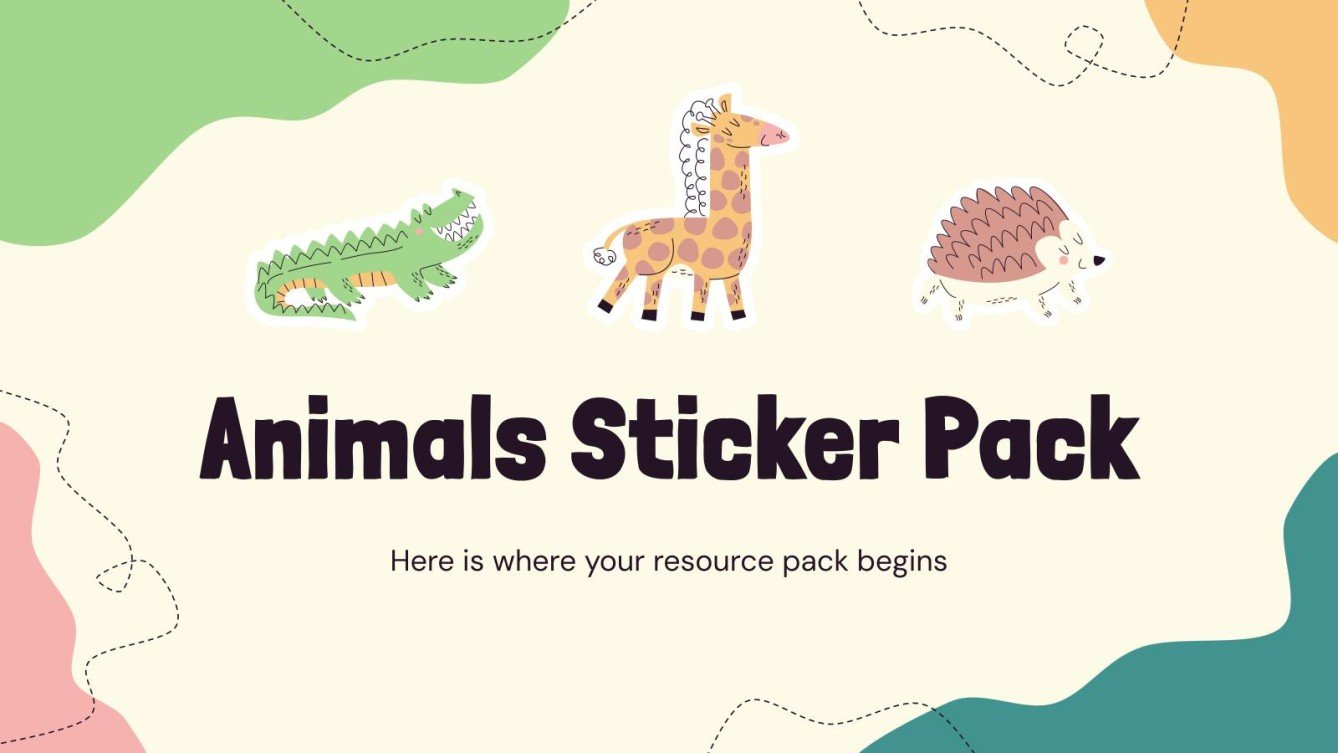 Free Sticker Pack Google Slides and Powerpoint templates
