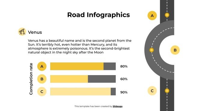 Road Infographics Template