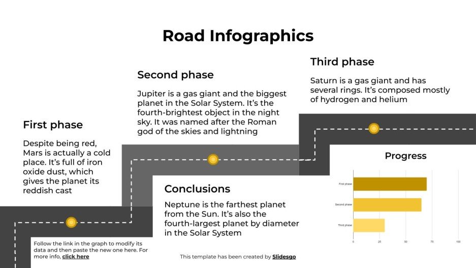 Road Infographics Template