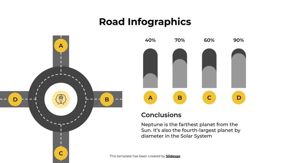 Road Infographics Template