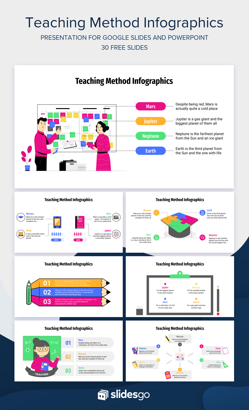 Teaching Method Infographics for Google Slides & PowerPoint