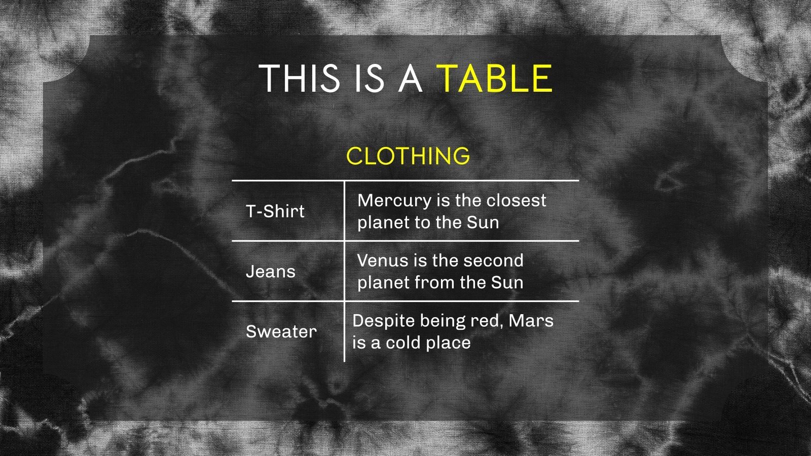 Tie Dye Background Theme | Google Slides & PowerPoint template