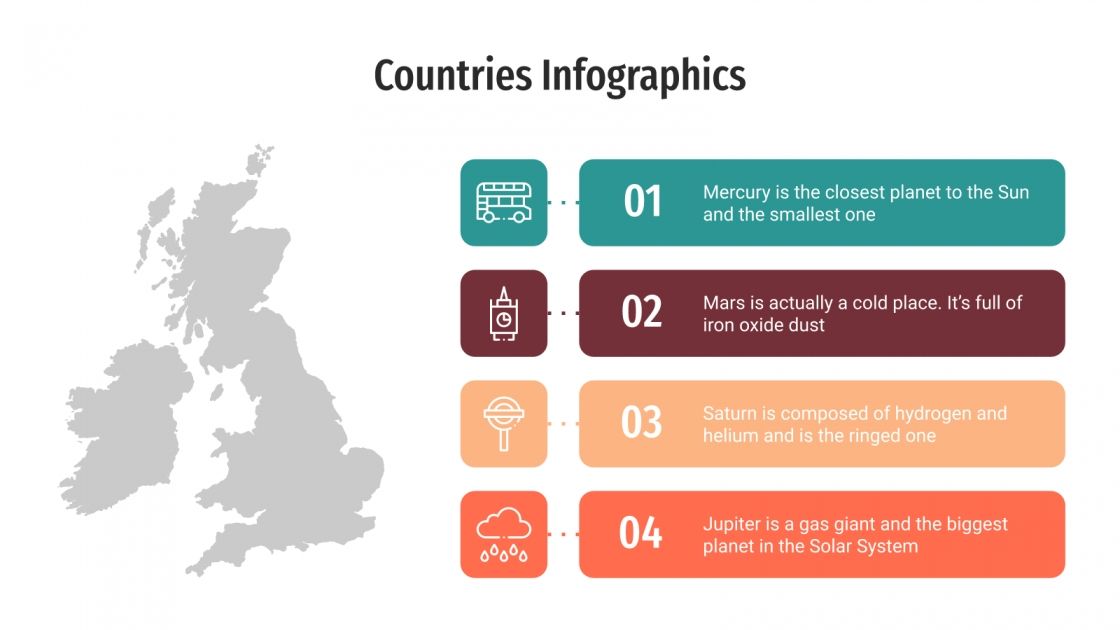 Countries Infographics for Google Slides and PowerPoint