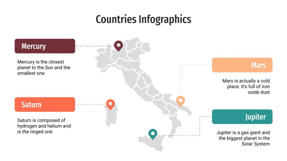 Countries Infographics for Google Slides and PowerPoint