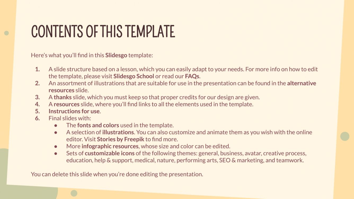 Problem Solving Lesson Google Slides & PowerPoint template