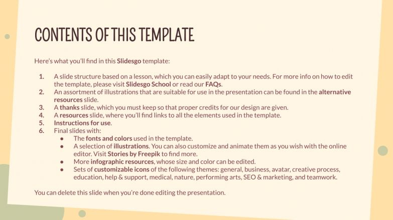 Problem Solving Lesson Google Slides & PowerPoint template