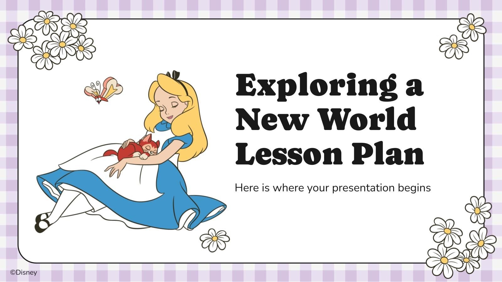 Alice in Wonderland Lesson Plan Presentation