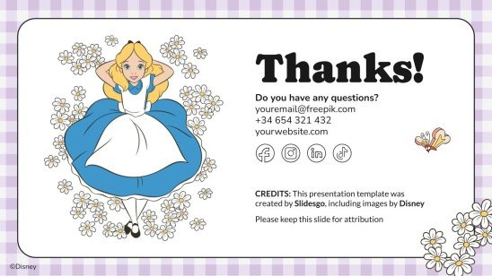 Alice in Wonderland Lesson Plan Presentation