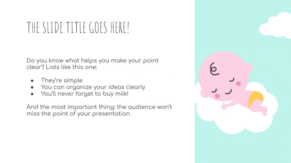 Baby Shower Google Slides Theme and PowerPoint Template