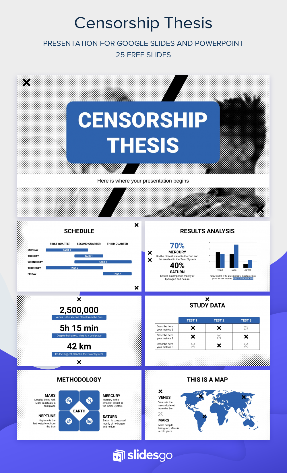 Censorship Thesis | Google Slides theme & PPT template