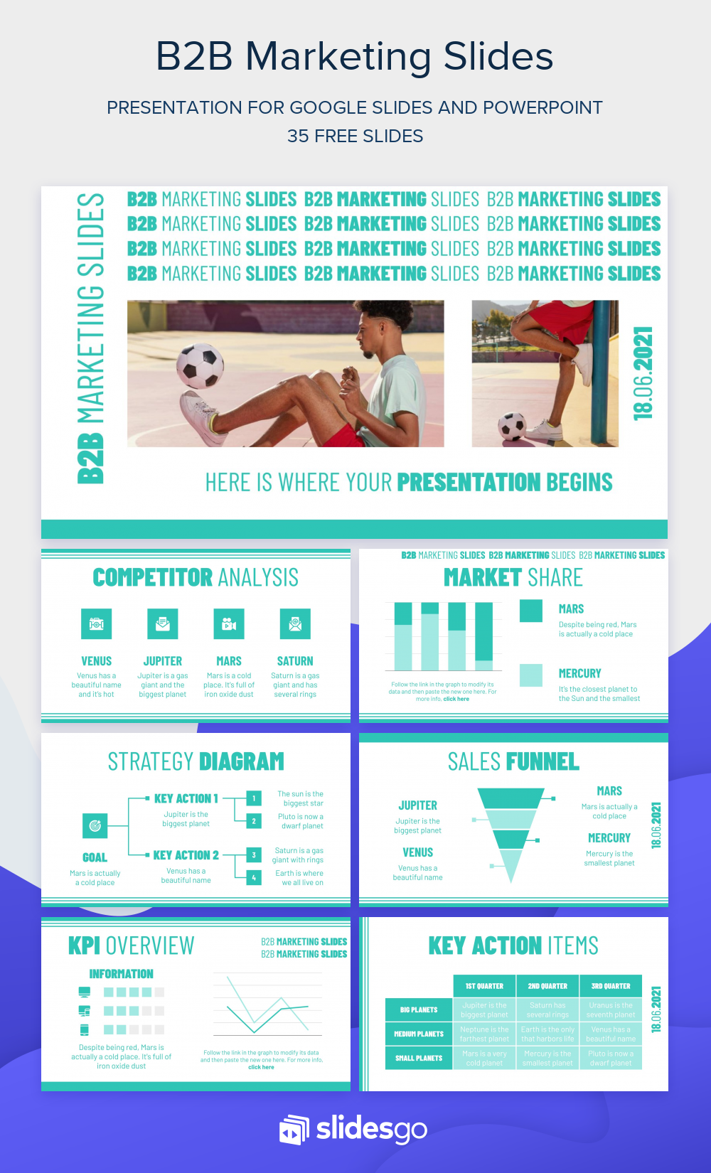 B2B Marketing Slides | Google Slides and PowerPoint template