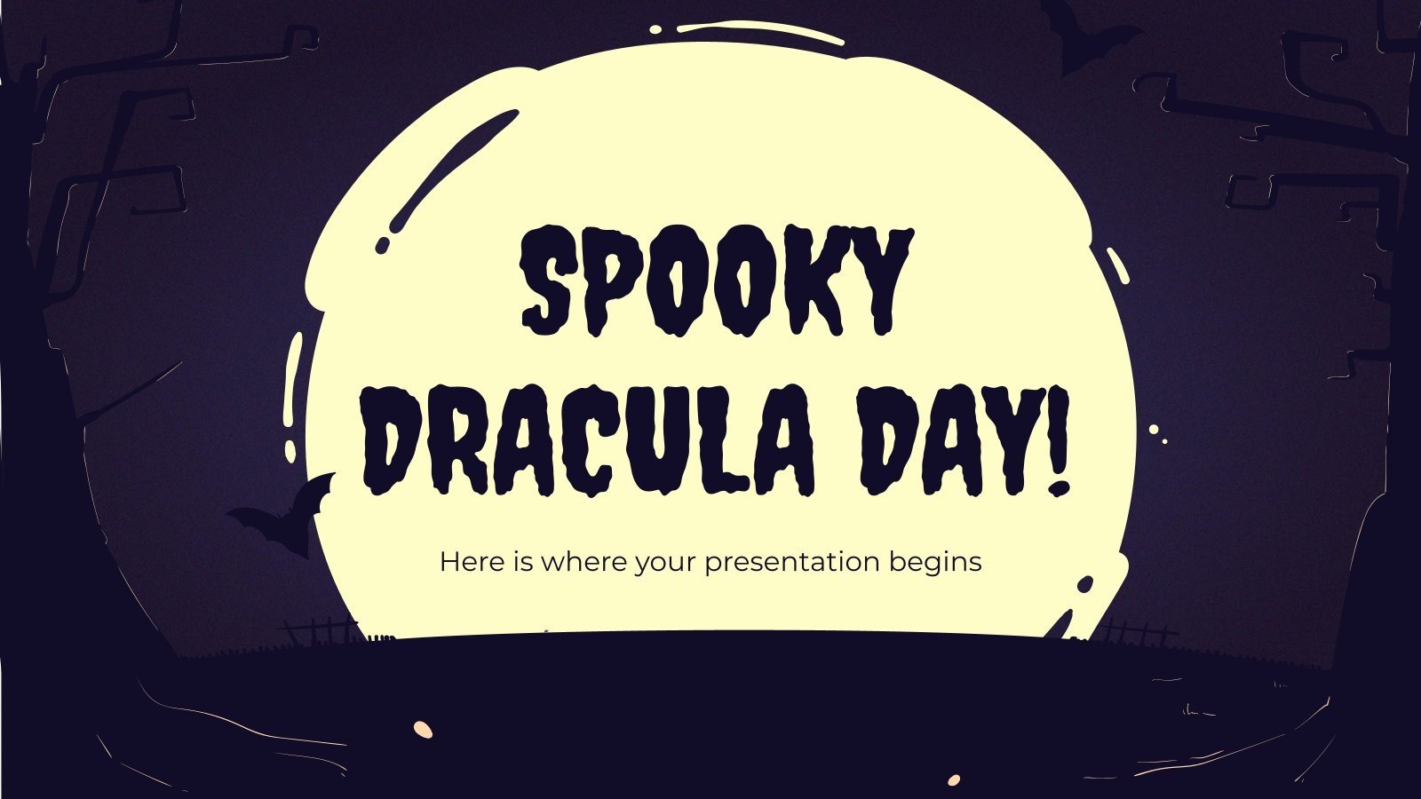 Spooky Dracula Day! | Google Slides & PowerPoint template