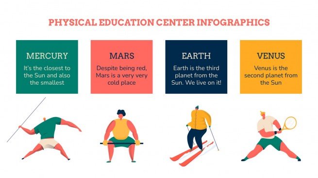 Physical Education Center Infographics | Google Slides & PPT