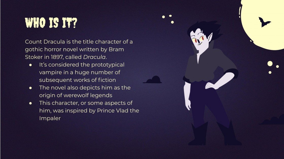 Spooky Dracula Day! | Google Slides & PowerPoint template