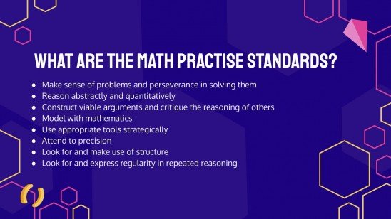 Math Practice Standards | Google Slides & PowerPoint template