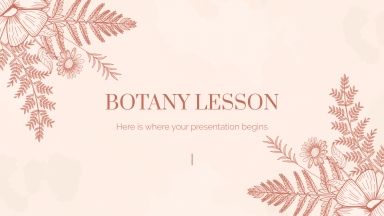 Botany Lesson Google Slides Theme and PowerPoint Template
