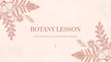 Botany Lesson Google Slides Theme and PowerPoint Template