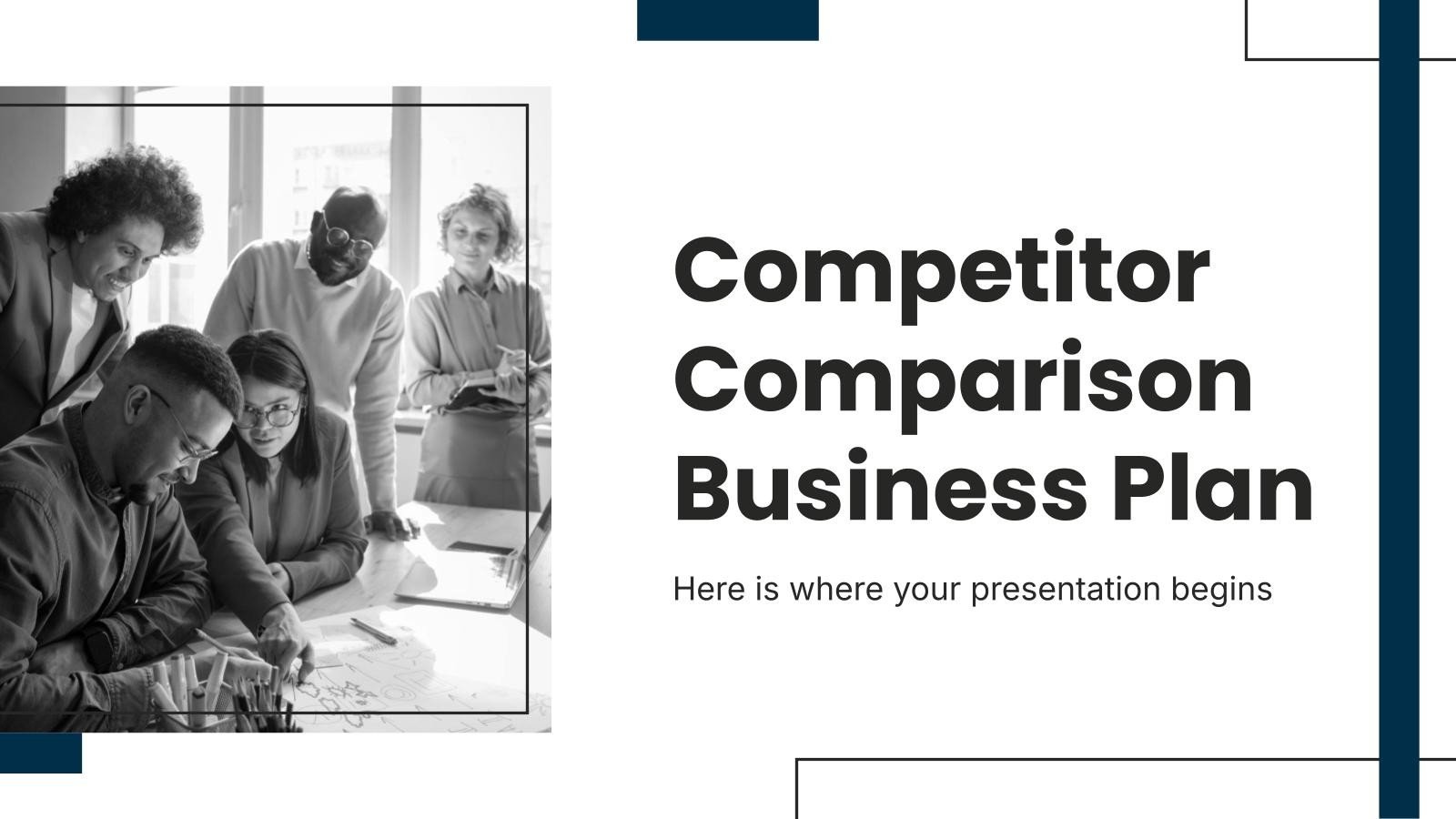Competitor Comparison Business Plan Presentation