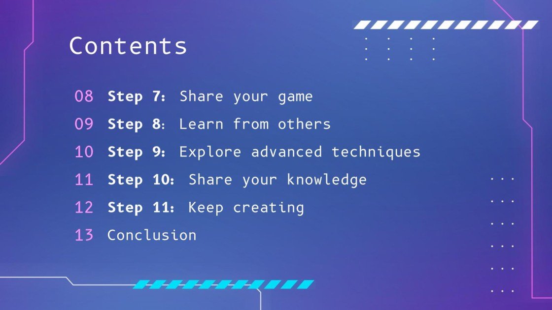 How to Create Your Own Game App Presentation