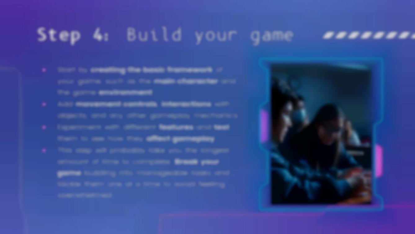 How to Create Your Own Game App Presentation