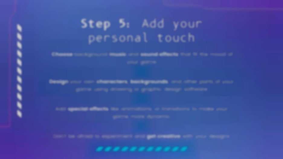 How to Create Your Own Game App Presentation