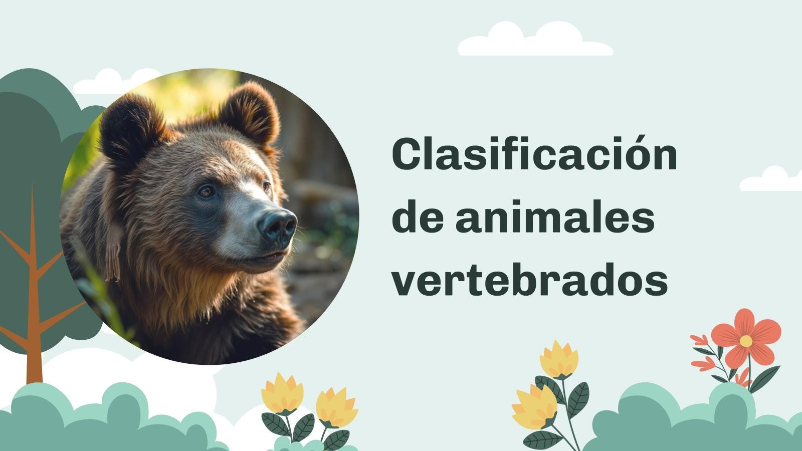 Presentación Clasificación de animales vertebrados