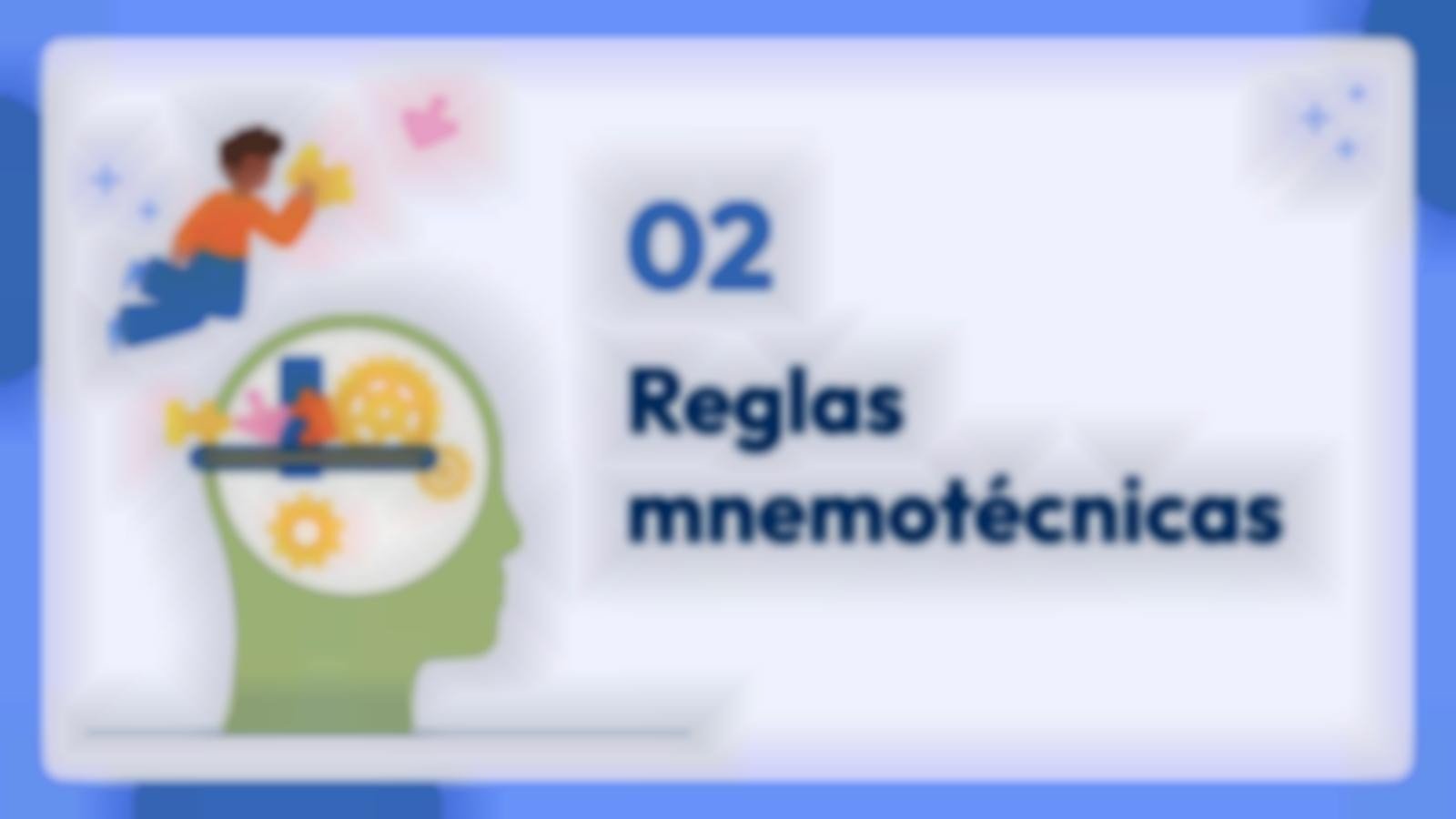 Apresentação Memorização e regras mnemônicas